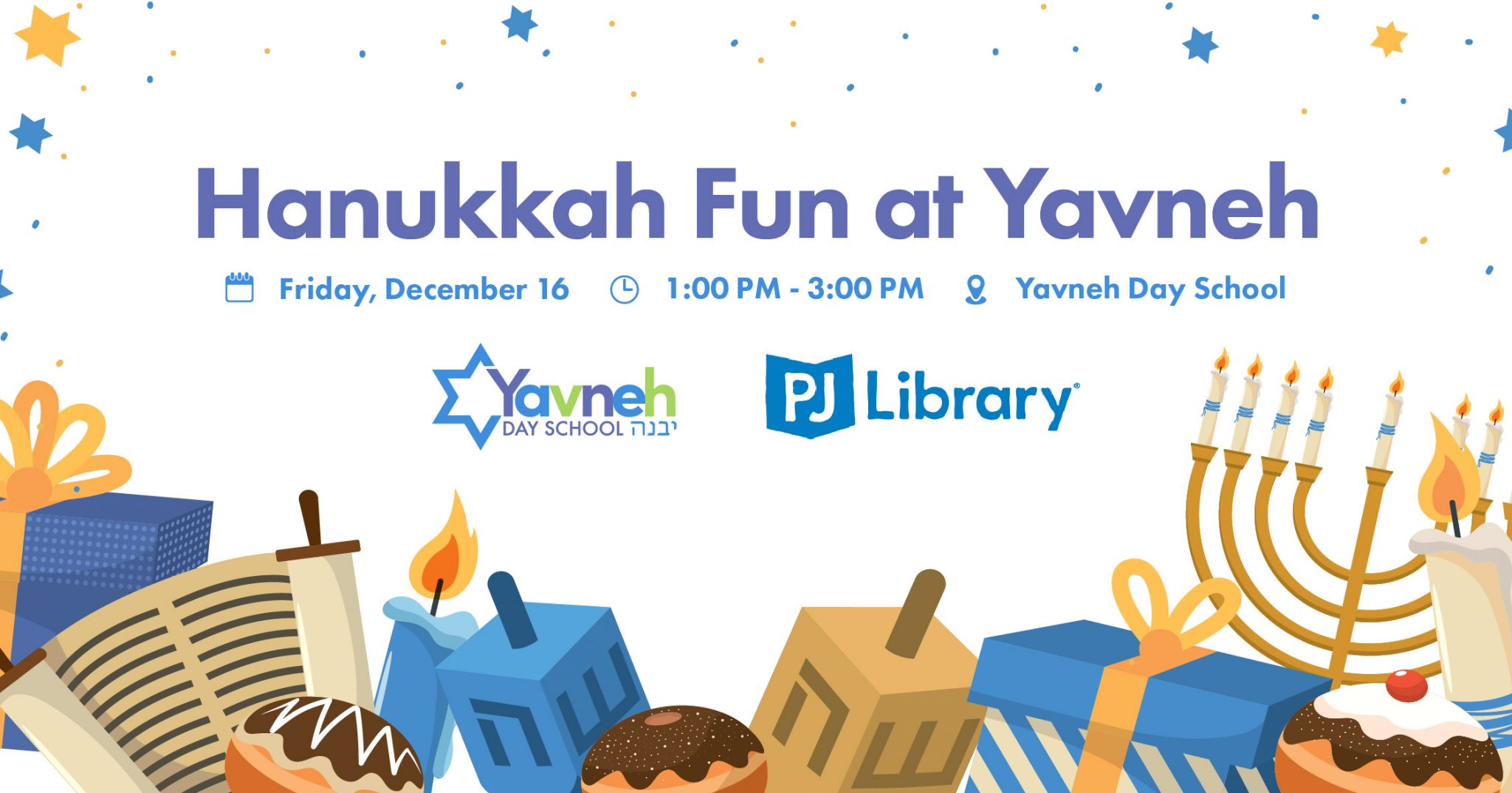 PJ Library Presents Hanukkah Fun at Yavneh - Yavneh Day School