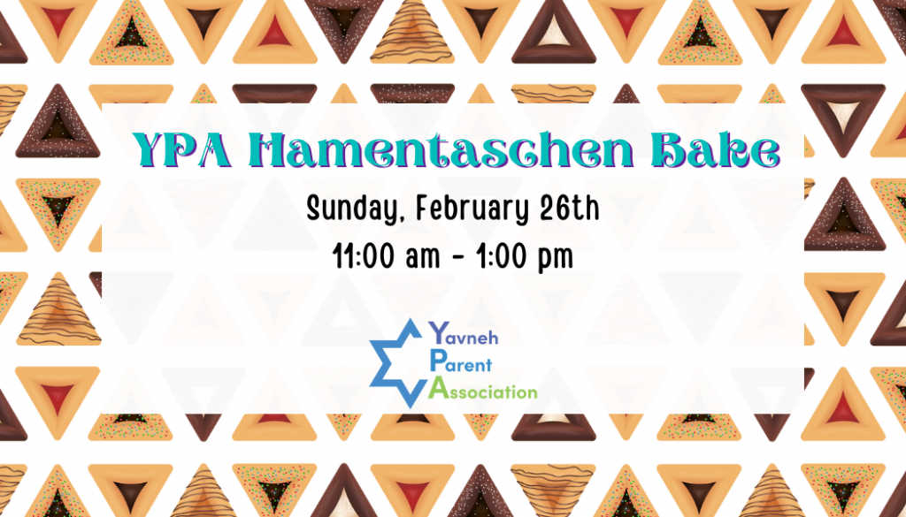 YPA Hamantaschen Bake 2023 - Yavneh Day School
